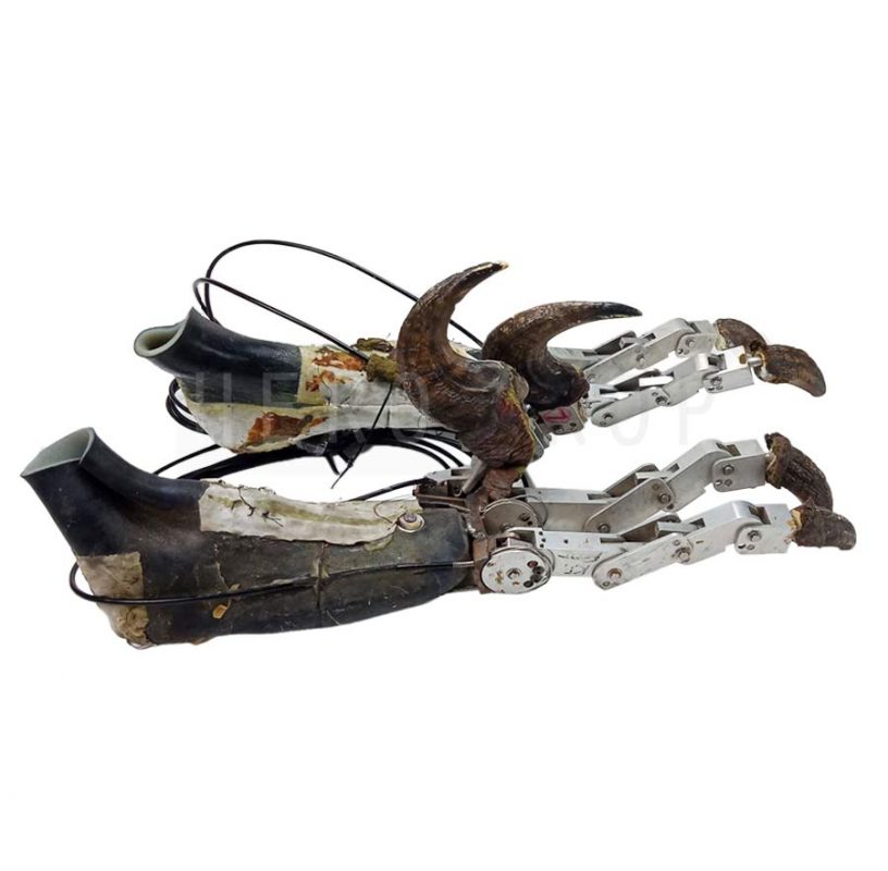 Articulated Raptor Feet from Jurassic Park - HeroProp.com